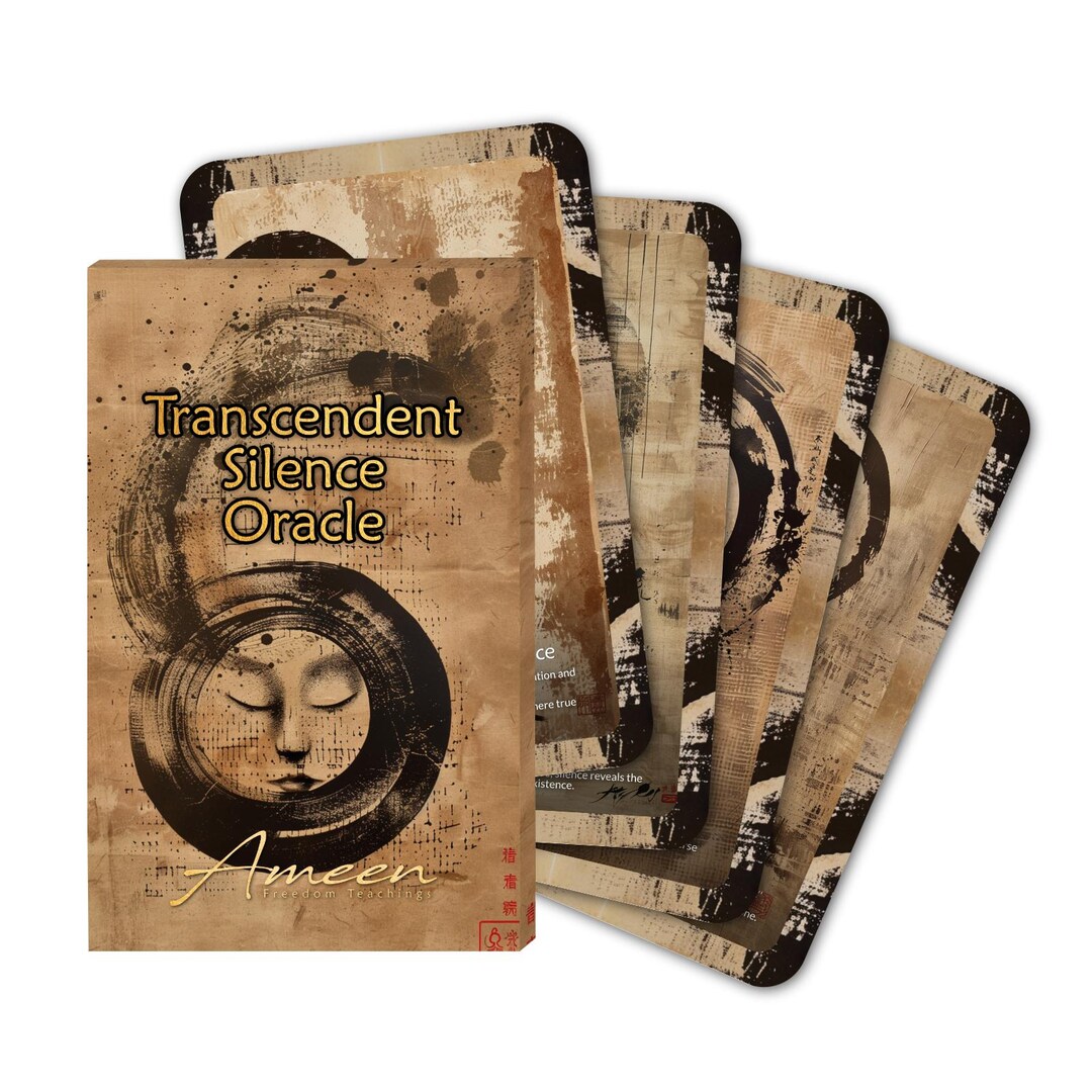 Transcendent Silence 22 Oracle Cards Find Peace in Stillness Meditation ...