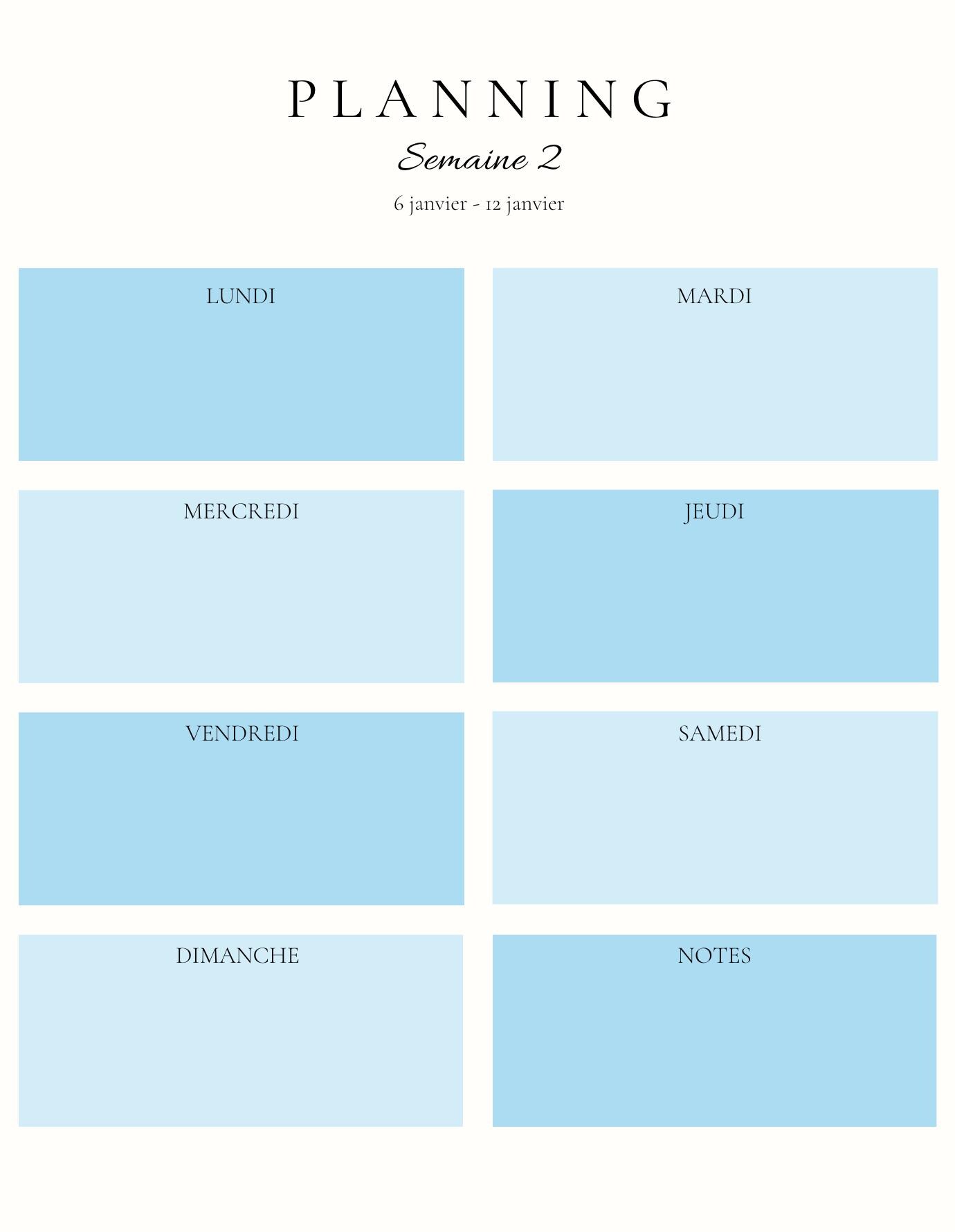 Blue Digital Planner 2025 - Etsy