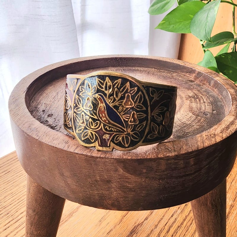 Enamel Cuff Bracelet - Etsy