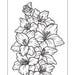46 Simple Flowers Coloring Book for Adults and Kids - Etsy