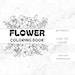 46 Simple Flowers Coloring Book for Adults and Kids - Etsy