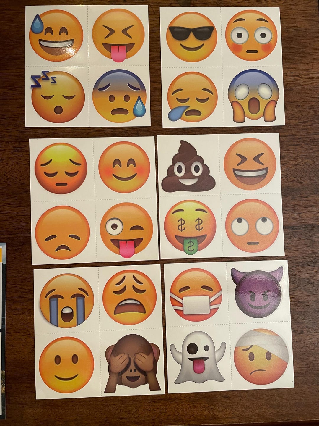 Emoji Temporary Tattoos – Fun Assorted Waterproof Designs - Etsy