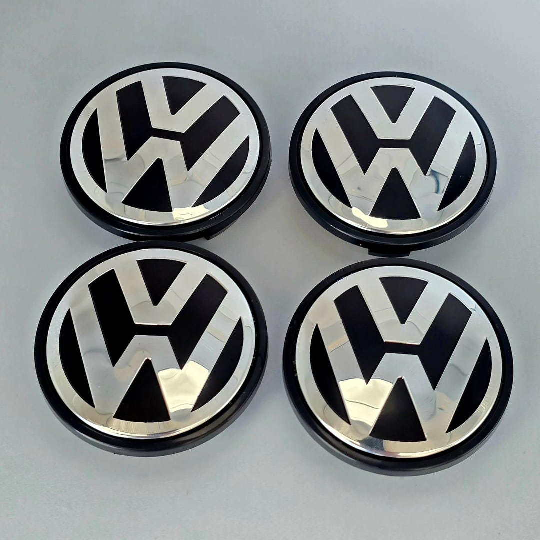 Volkswagen 65mm Alloy Wheel Center Cap X 4 Genuine Golf T6 Passat MK ...