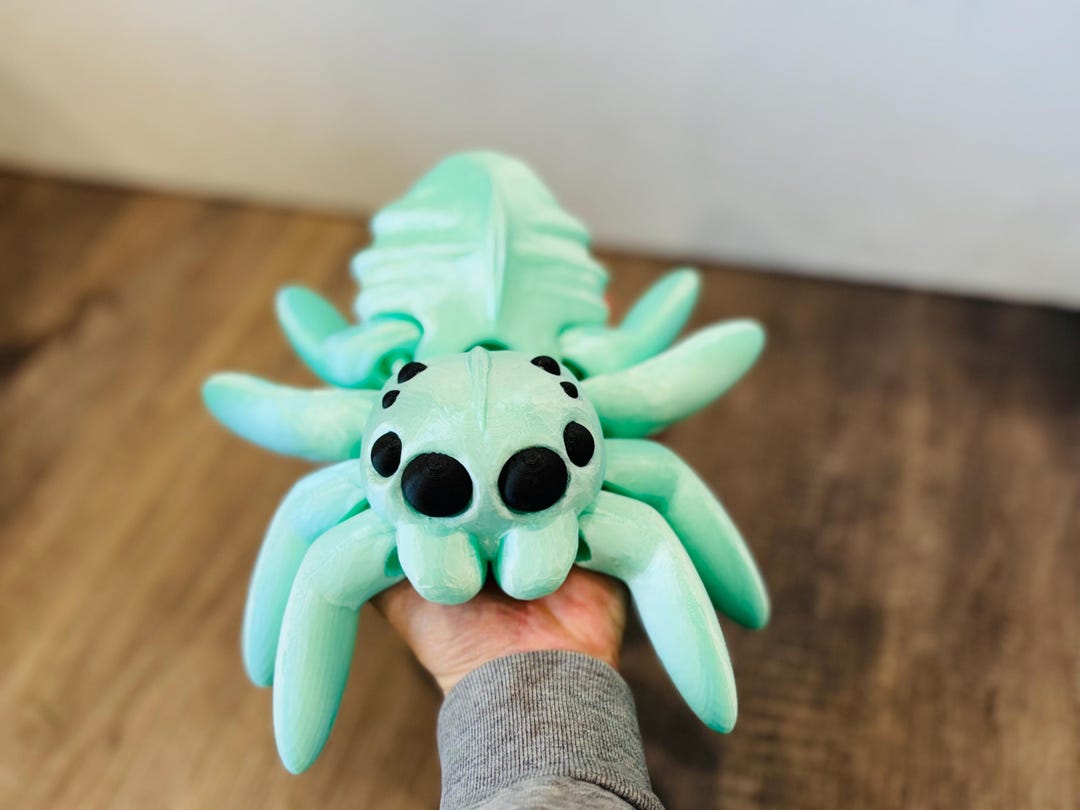 3d Printed GIANT Jumping Spider- 3d Printed Bug - Halloween - Fall ...