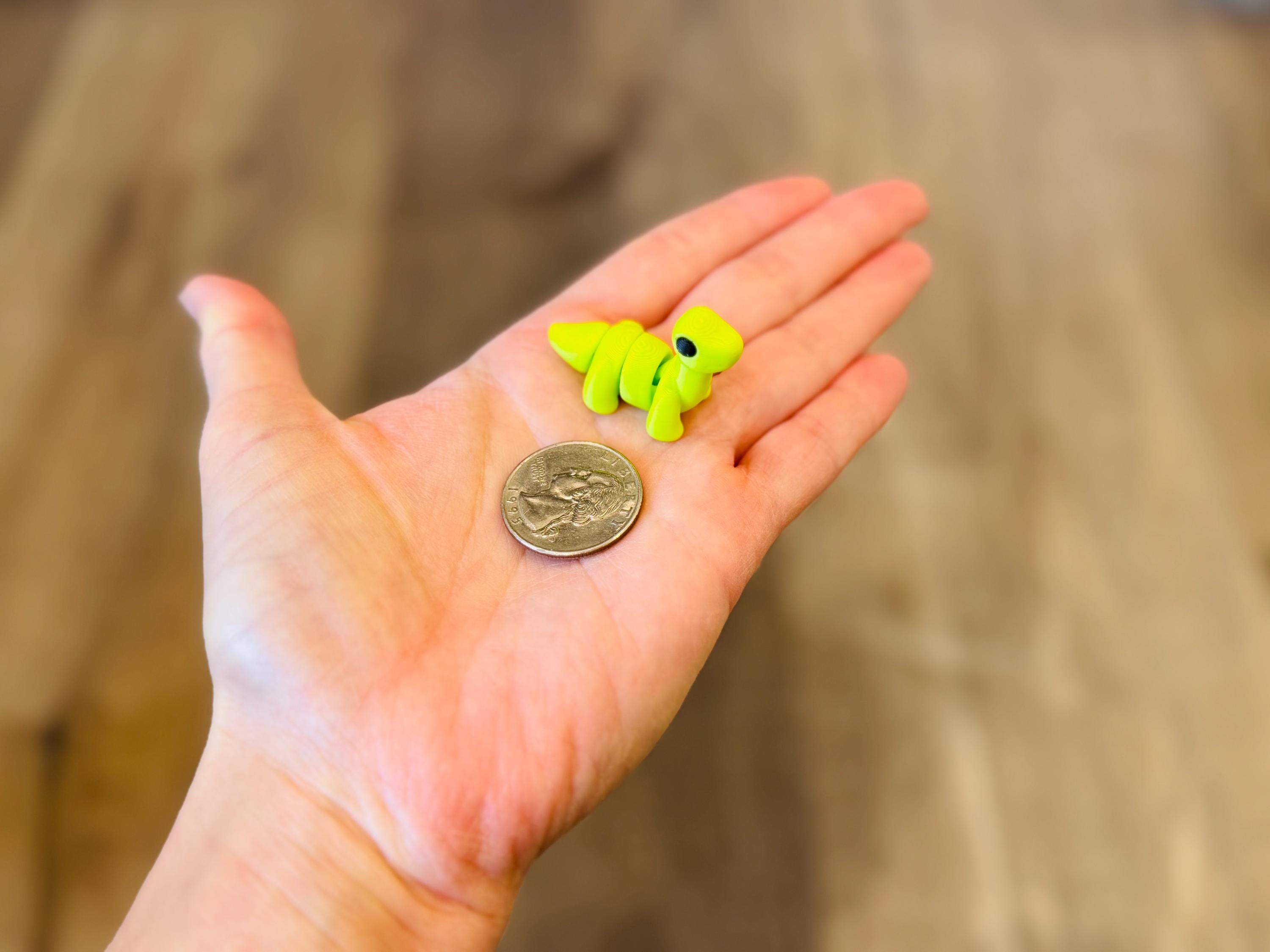 3d Printed Mini Brontosaurus Dinosaur - Party Favor - Classroom Reward ...