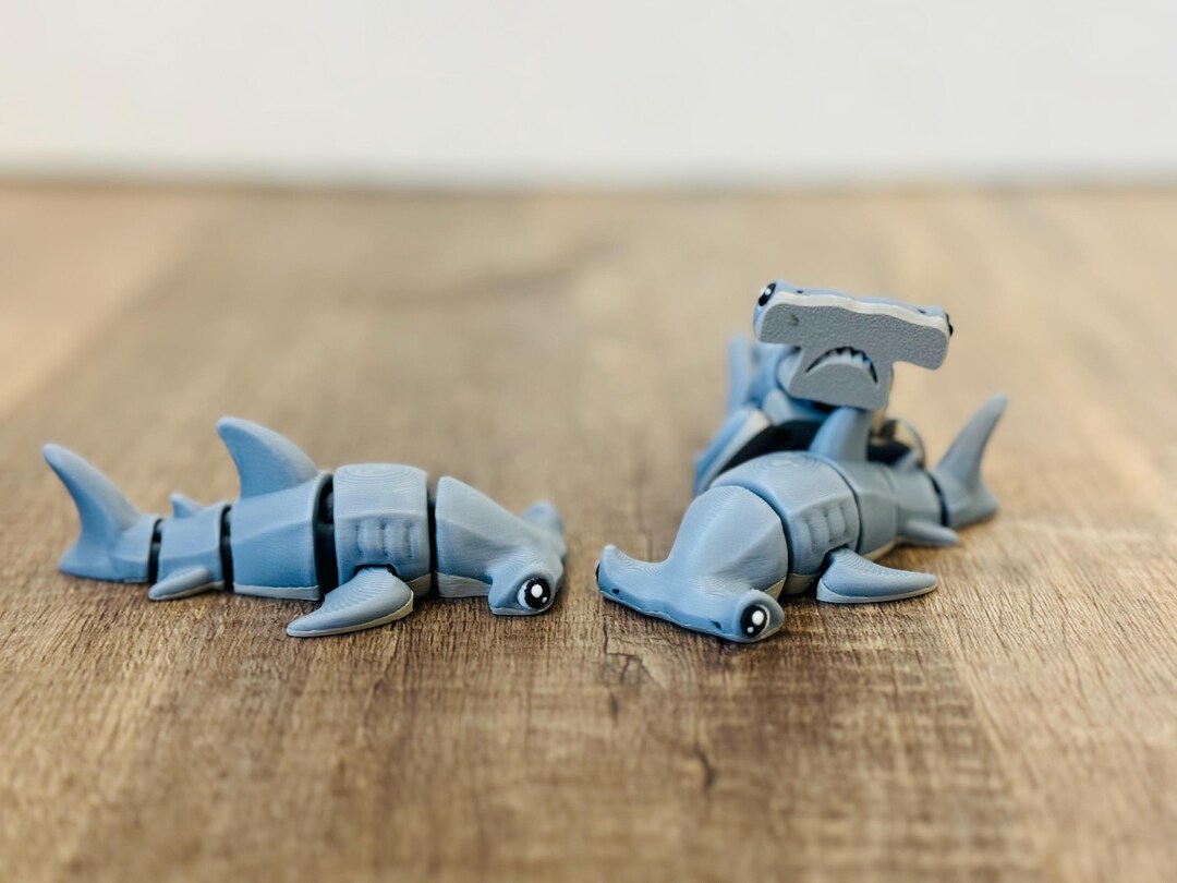 3d Printed Hammerhead Shark - Hammerhead Toy - Shark Toy - Shark Fidget ...