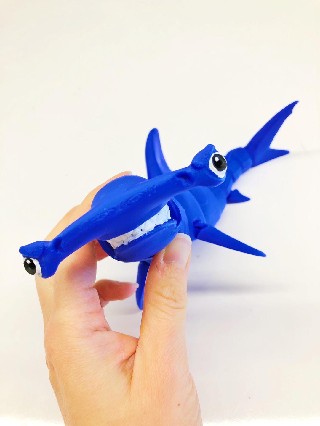 Articulated 3d Printed Hammerhead Shark - Fidget Toy - Desk Toy - Shark ...