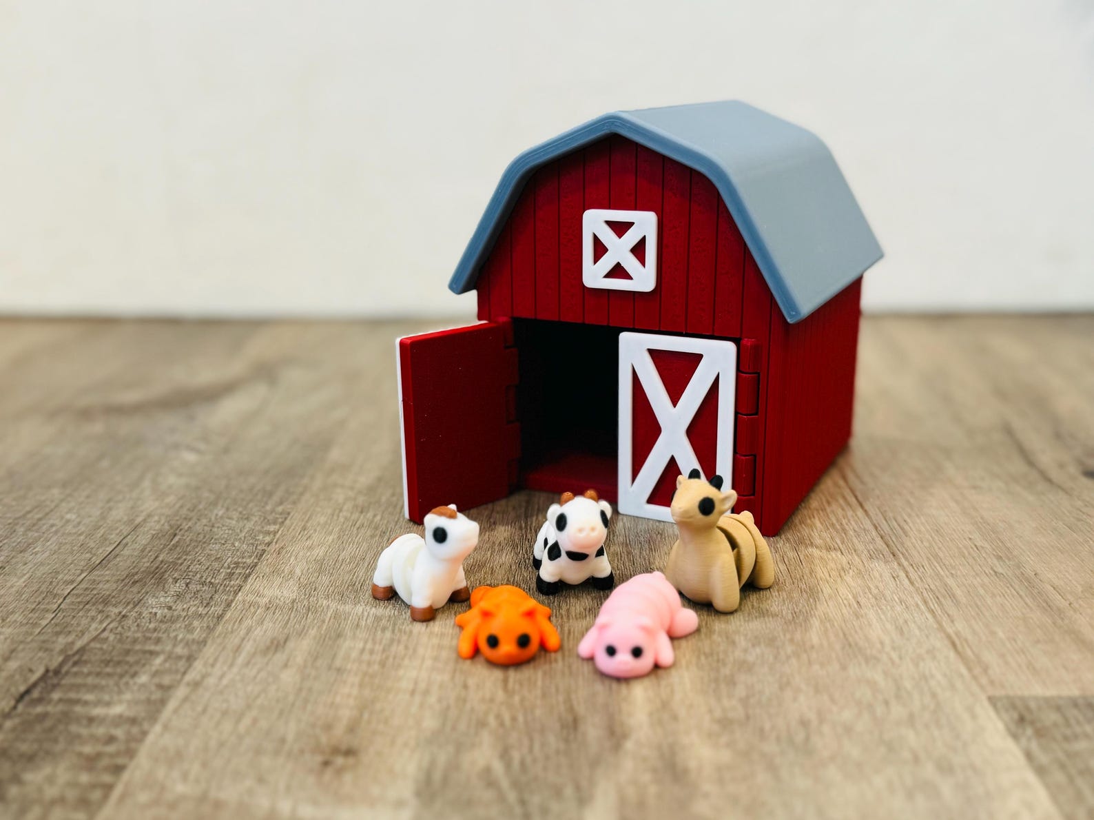 3d Printed Barn With or Without Mini Animals - Farm - Farm Birthday ...