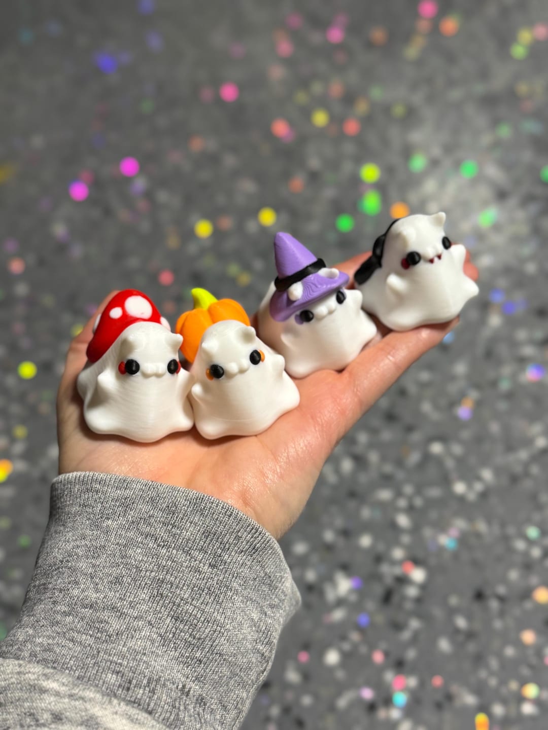 3d Printed Ghost Snails/slugs - Halloween Decor - Halloween Toy ...