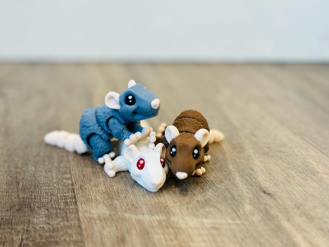 3d Printed Rat - Rat Party - Mouse - Rodent - Exterminator Gift - Rat ...