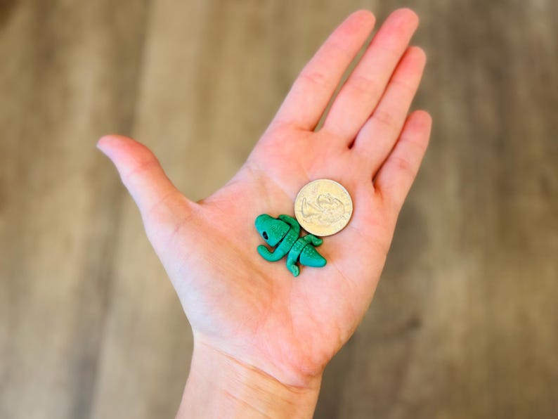 3d Printed Mini Alligator/crocodile - Party Favor - Classroom Reward ...