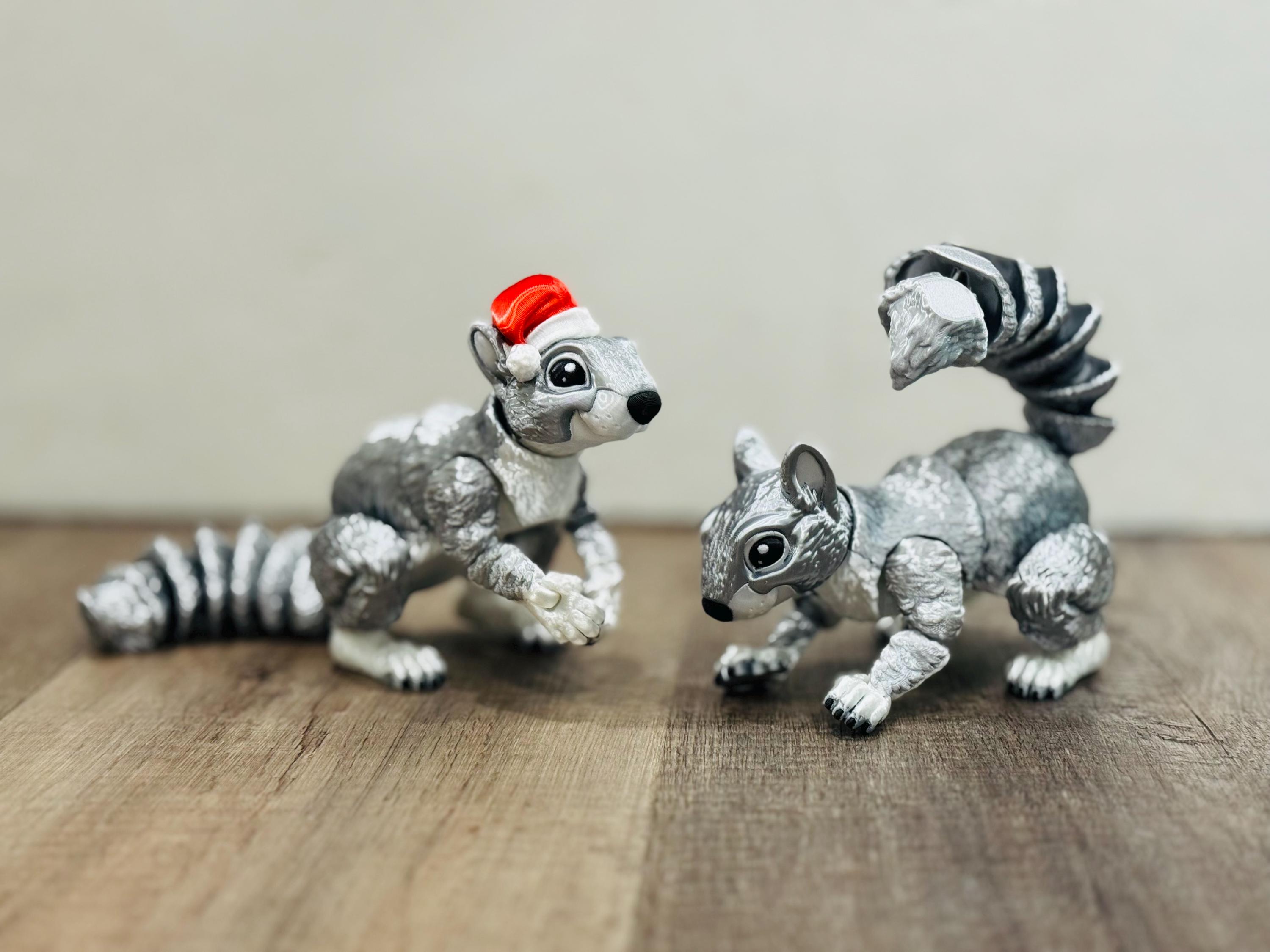 3d Printed Squirrel - Fidget Toy - 3d Printed Animal - Woodland ...