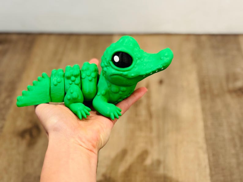 3d Printed Alligator/crocodile - Fidget - Zoo - Zoo Birthday - Safari ...