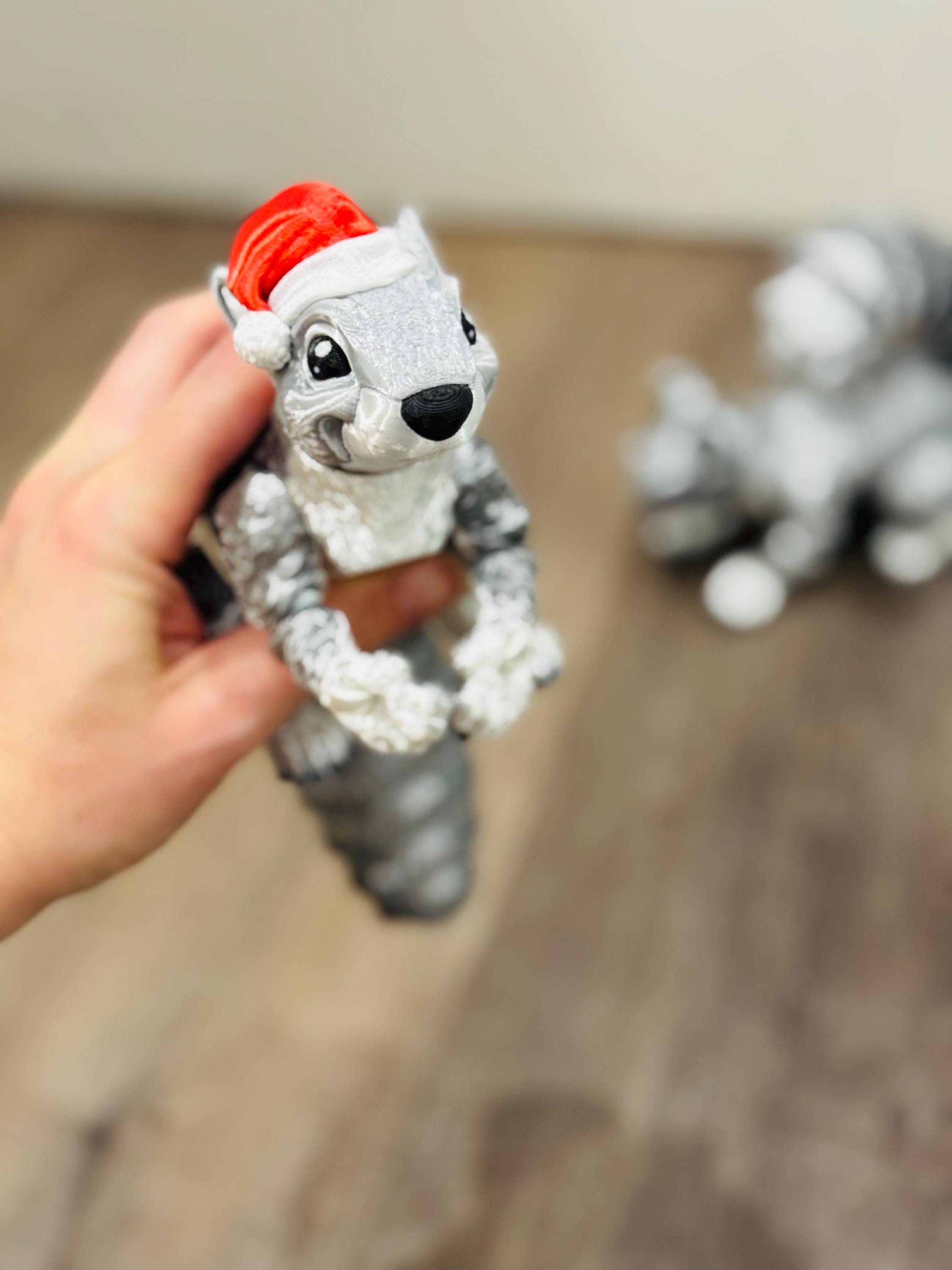 3d Printed Squirrel - Fidget Toy - 3d Printed Animal - Woodland ...