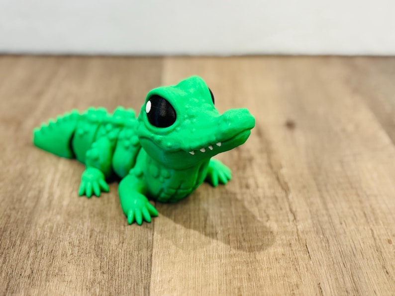 3d Printed Alligator/crocodile - Fidget - Zoo - Zoo Birthday - Safari ...