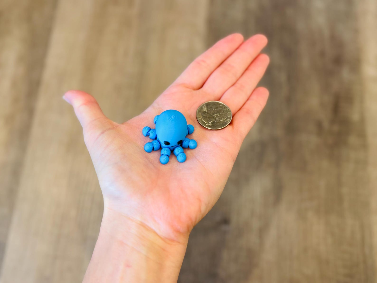 3d Printed Mini Octopus - Ocean - Party Favor - Classroom Reward - Desk ...