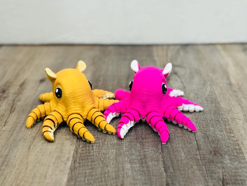 3d Printed Flapjack Octopus - Fidget - Ocean - Beach Birthday - Sea ...