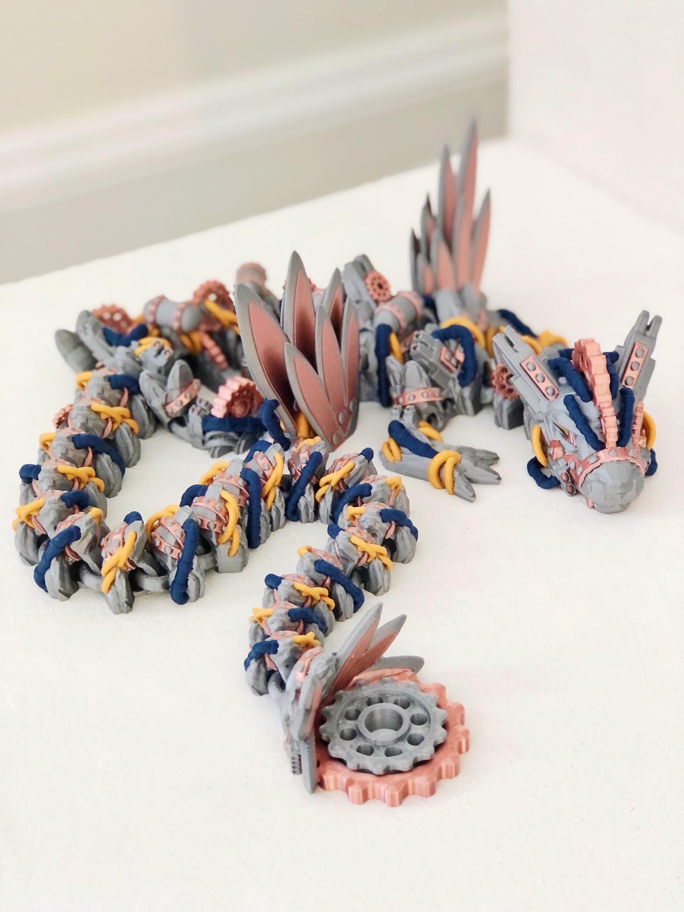 Steampunk Dragon - Cinderwing - 3d Printed Dragon - 3d Printer - Dragon ...