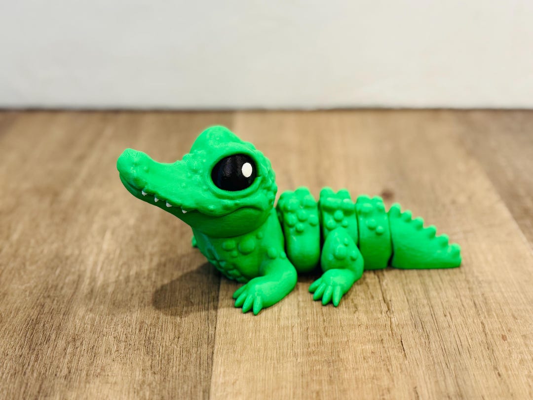 3d Printed Alligator/crocodile - Fidget - Zoo - Zoo Birthday - Safari ...