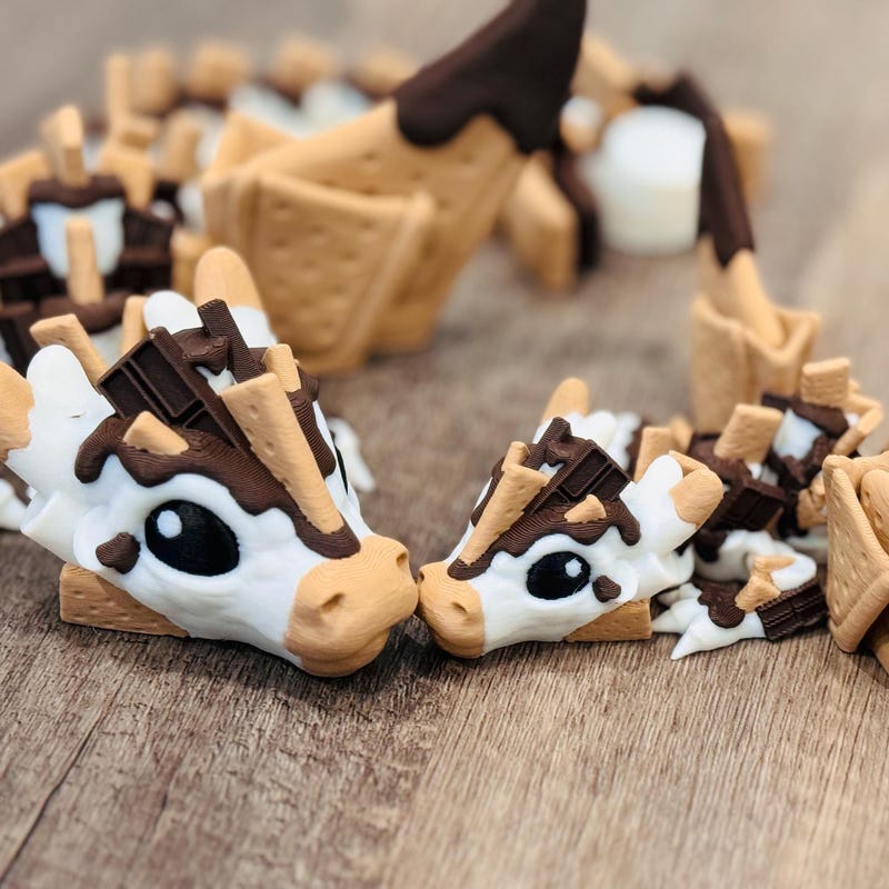 Dragon 3d Printed Smores - Etsy