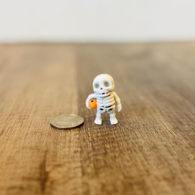 Tiny Skeleton Fidget Toy - Etsy