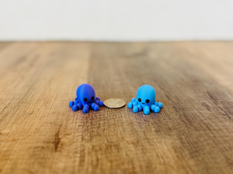 3d Printed Mini Octopus - Ocean - Party Favor - Classroom Reward - Desk ...