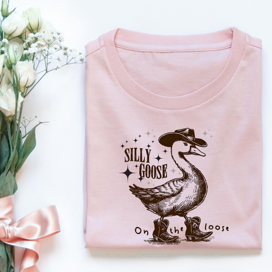 Retro Comfort Silly Goose Ready to Press, Silly Goose on the Loose DTF ...