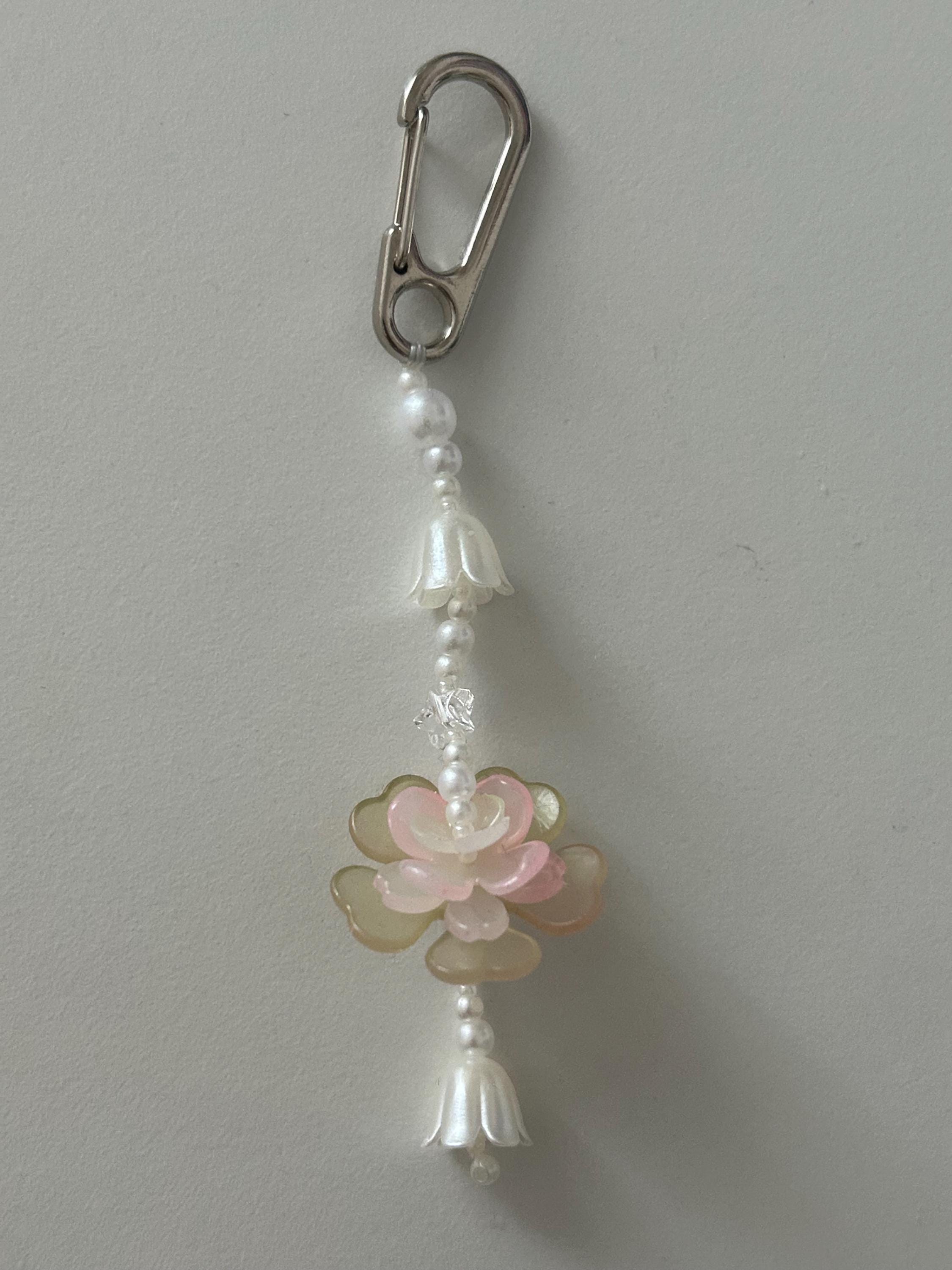 Handmade Lotus Keychain - Etsy