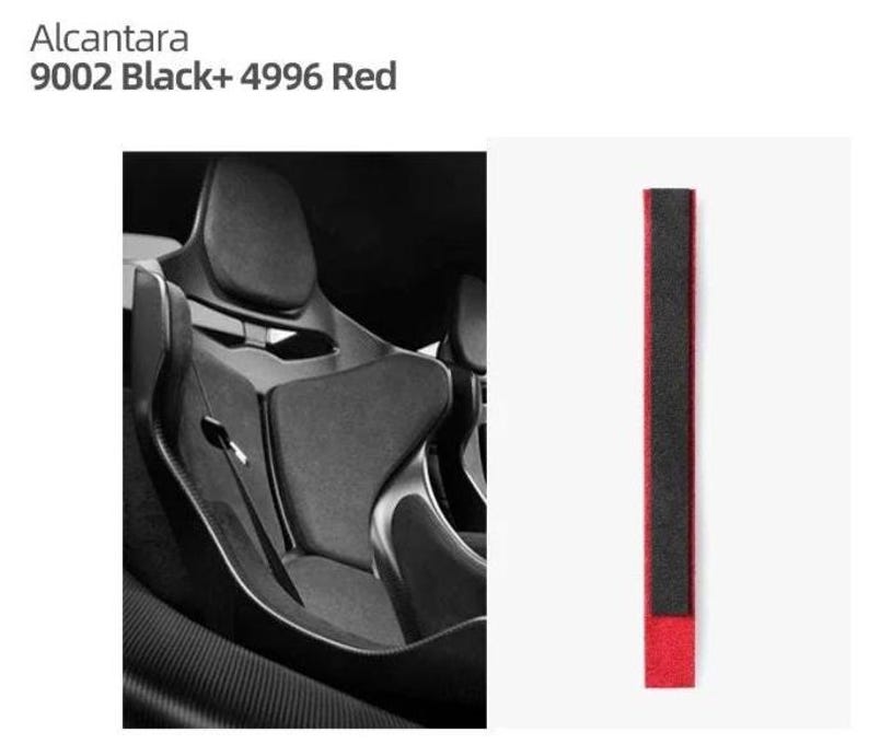 Alcantara Steering Wheel Marker for Tesla – Red Super Suede Trim - Etsy