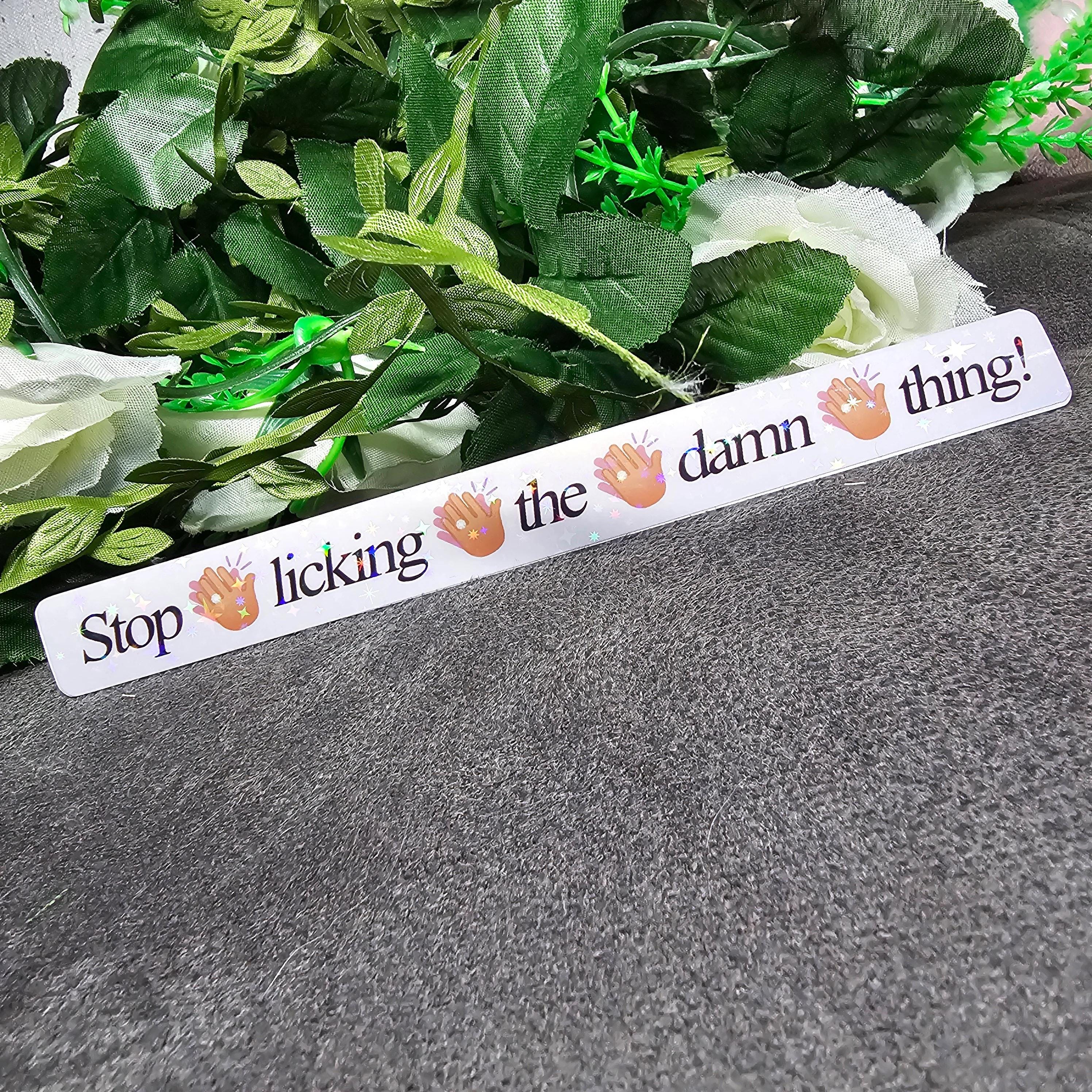 Stop Licking the Damn Thing, Gale Baldur's Gate 3 Vinyl Sticker - Etsy