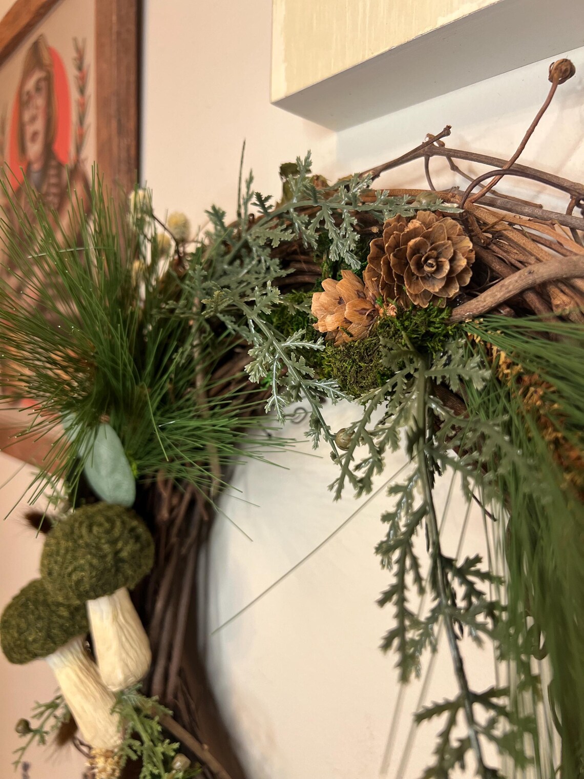 Woodlands Forager Winter Solstice Wreath - Etsy