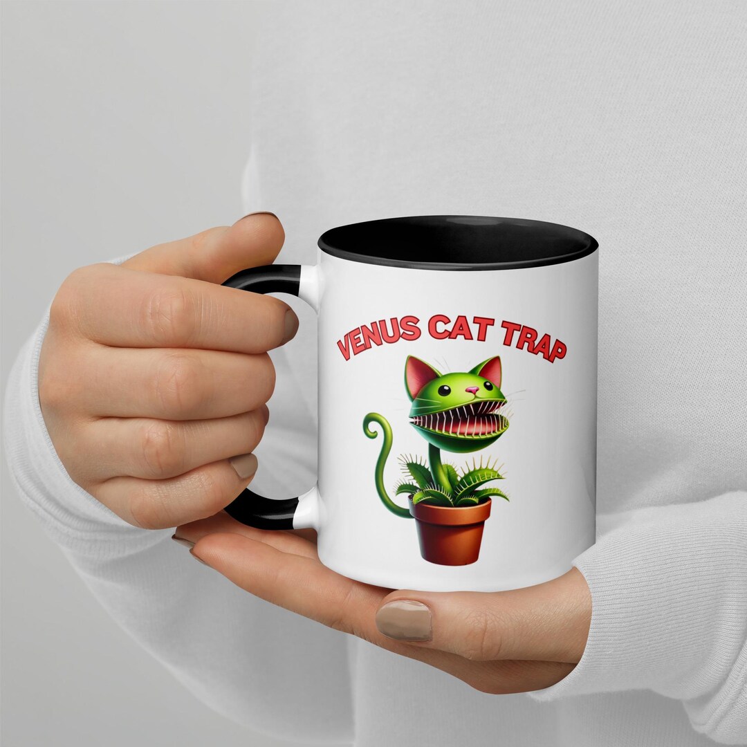 Venus Fly Trap Coffee Mug venus Cat Trap 11 OZ Ceramic Mug Venus Fly ...