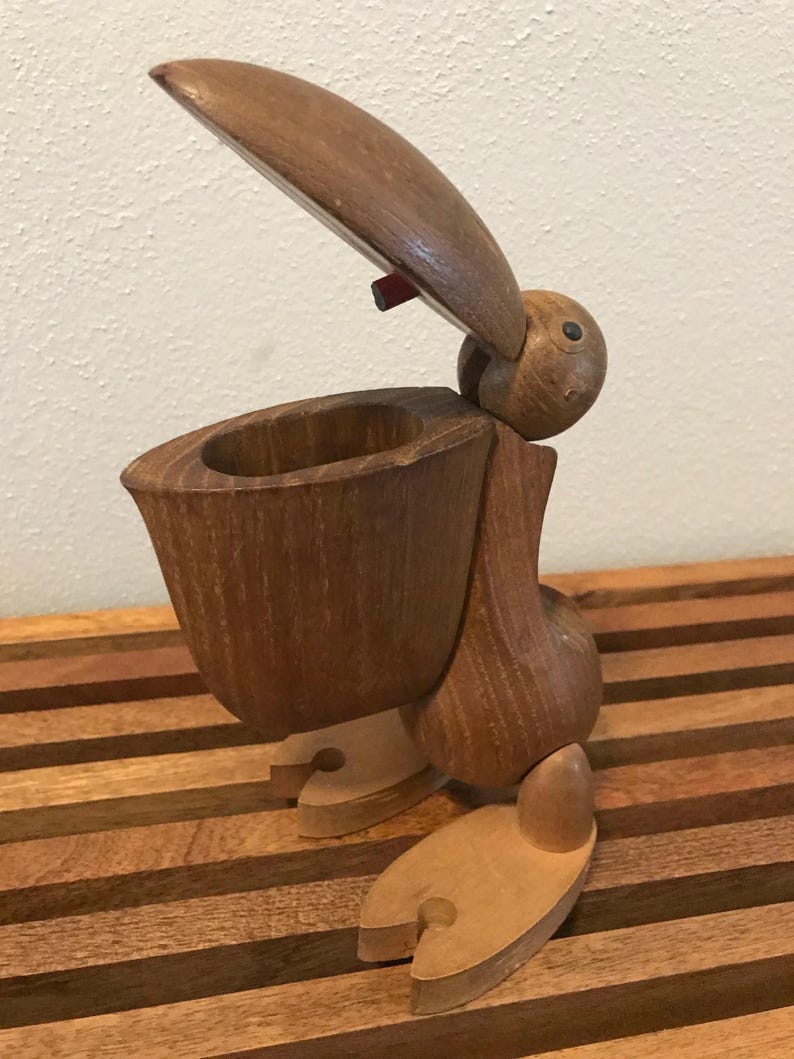 Vintage Zoo-line Pelican Desk Organizer Mid Century - Etsy