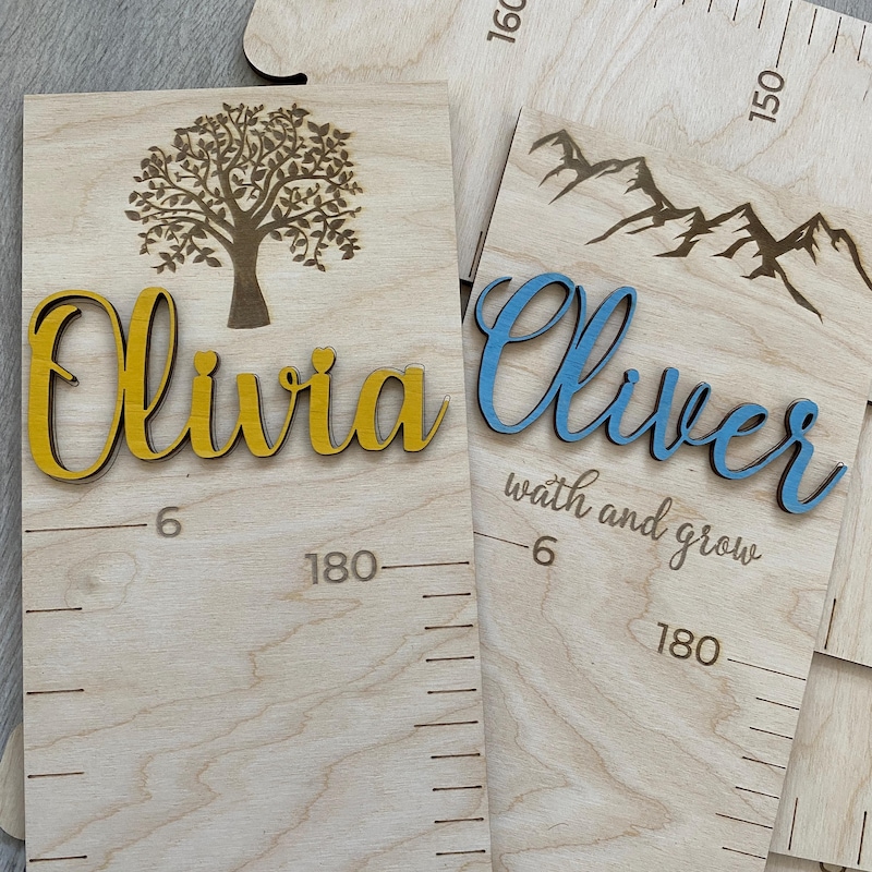 Personalized Height Chart Wall Decor - Etsy UK