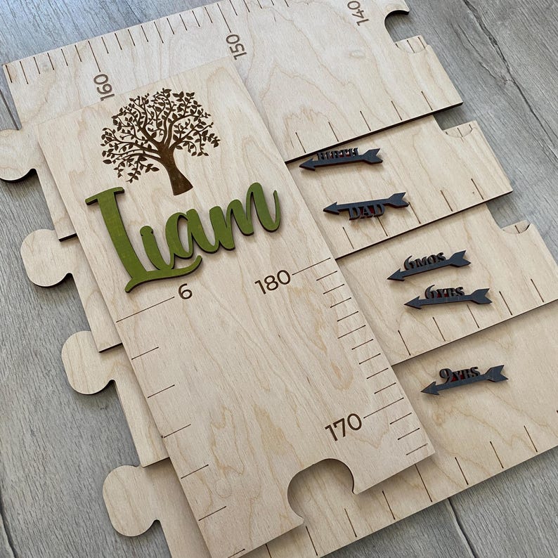 Personalized Wooden Growth Chart
