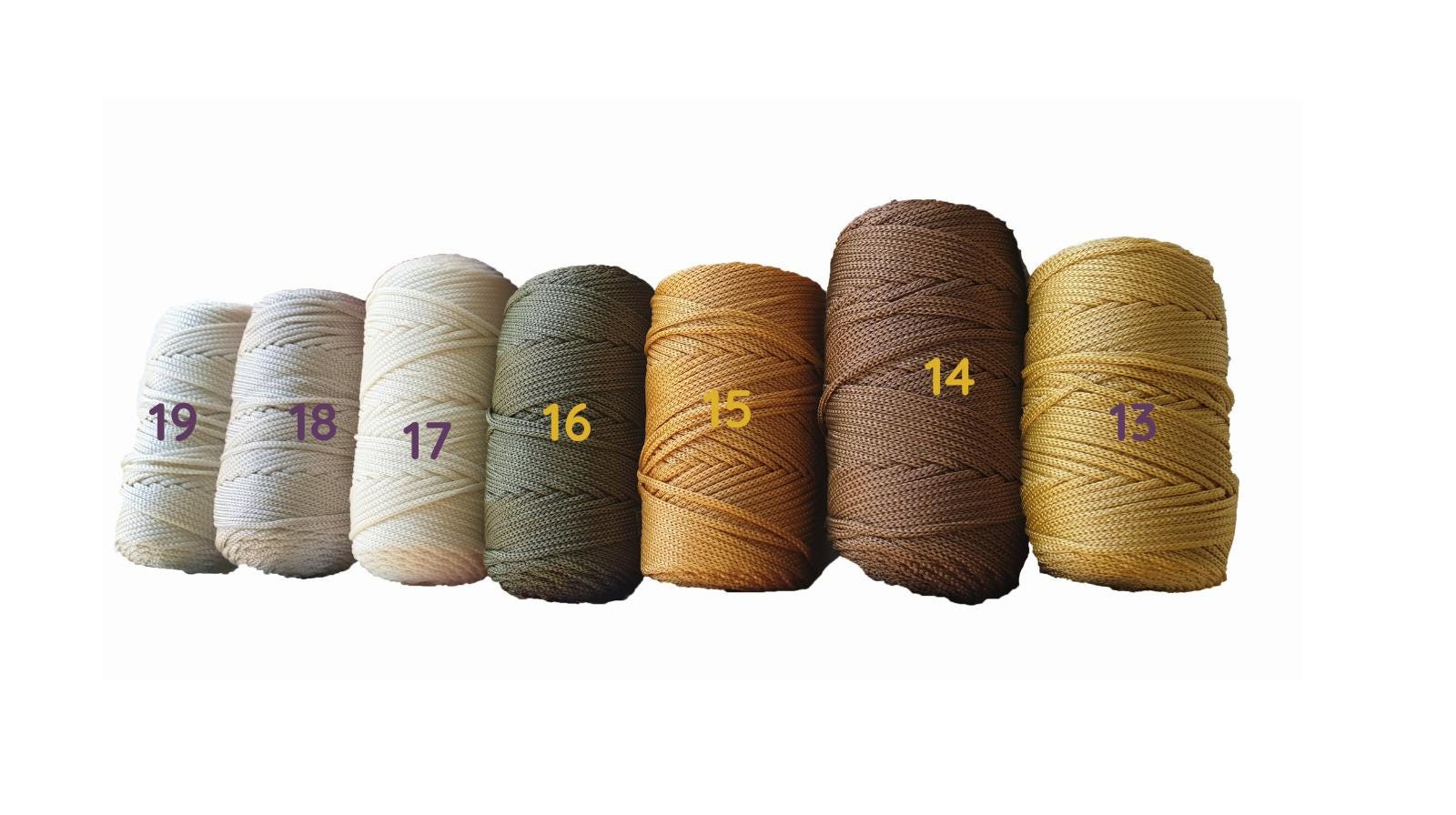 Polyester Macrame Yarn, Polyester Yarn for Knitting Bag, Polyester Cord ...