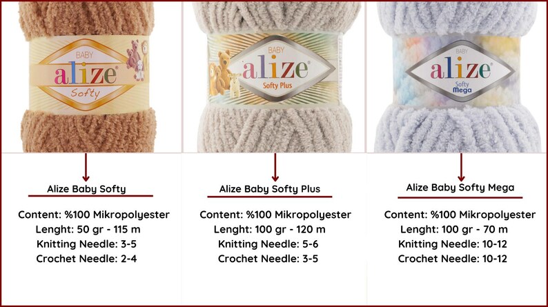 Alize Softy Mega, Alize Baby Softy Mega Yarn, Soft Amigurumi Yarn ...