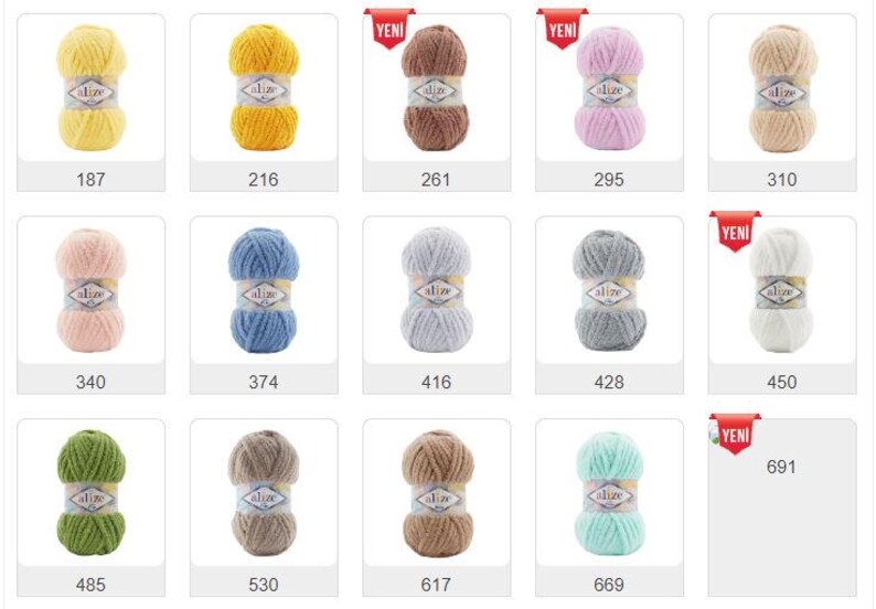 Alize Softy Mega Alize Baby Softy Mega Yarn Soft Amigurumi Yarn