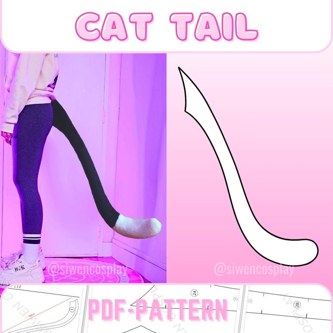 PDF Cat Tail Pattern - Etsy