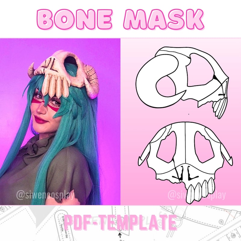Bone Mask - Etsy