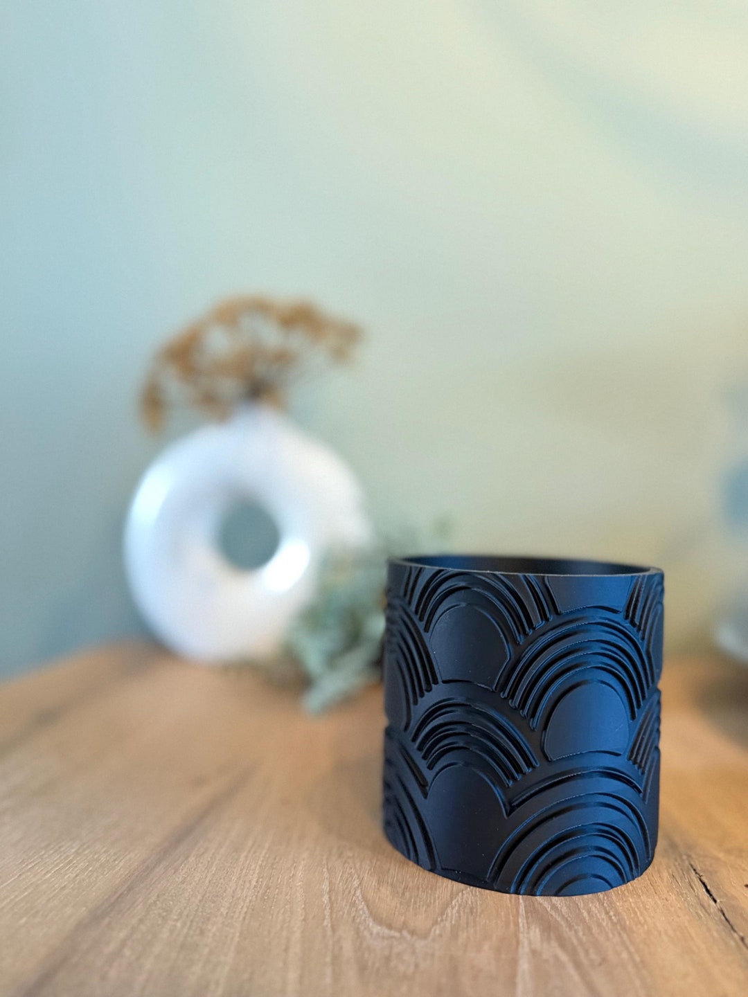 Wavy Pattern Planter Plant Pot Vase | Different Sizes and Colors - Etsy
