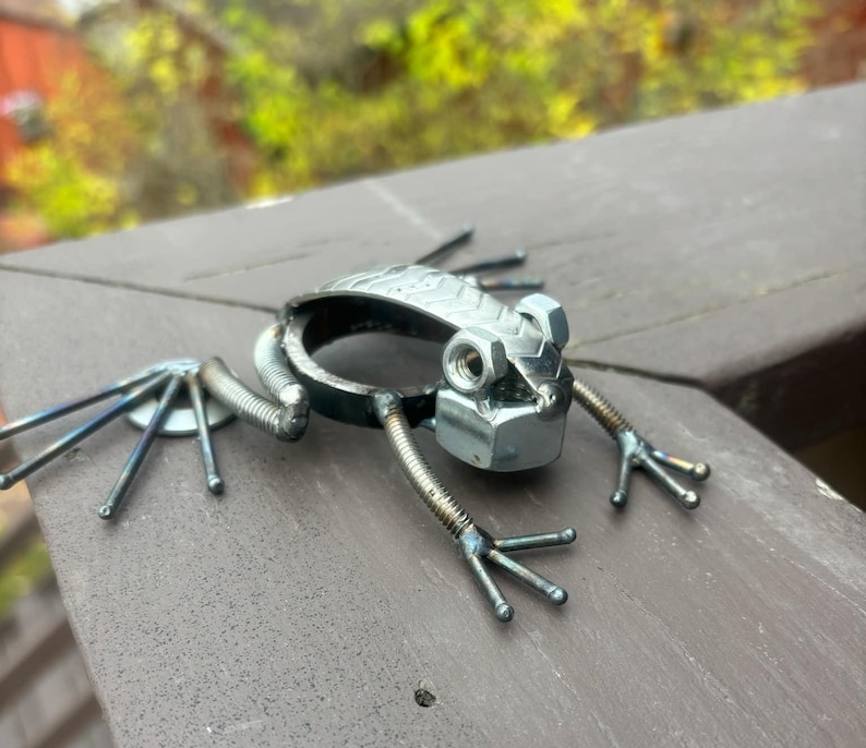 Metal Frog - Etsy
