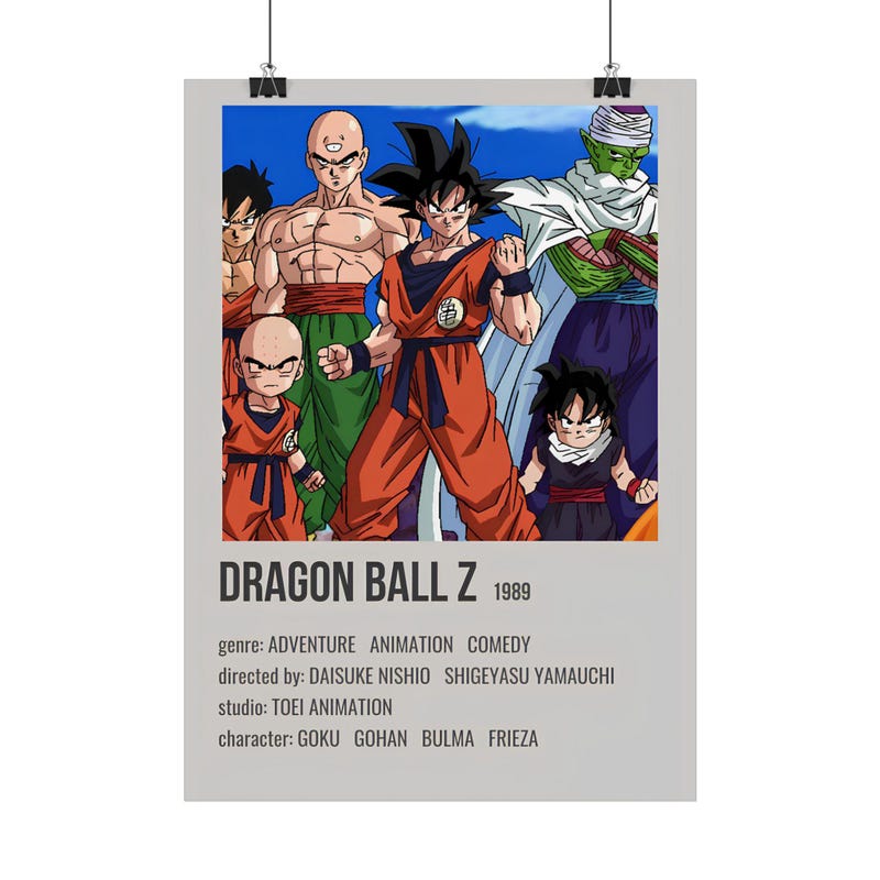 Dragon Ball Z Poster - Etsy