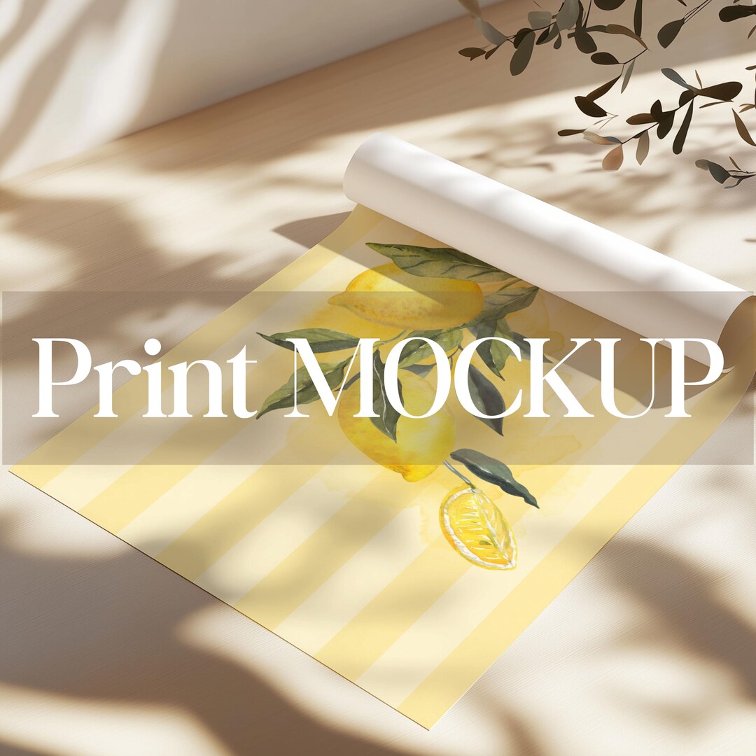 Rolled Poster Mockup, Smart Object Template, Mock up Poster - Etsy