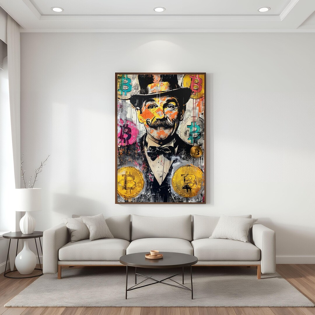 Alec Monopoly Wall Art Crypto Wall Art Bitcoin Wall Art Pop Art Home ...