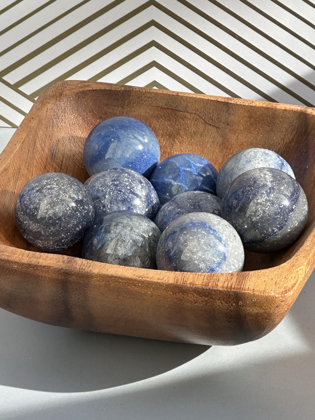 Blue Quartz Sphere: A Harmonizing Gem for Mind and Spirit - Etsy