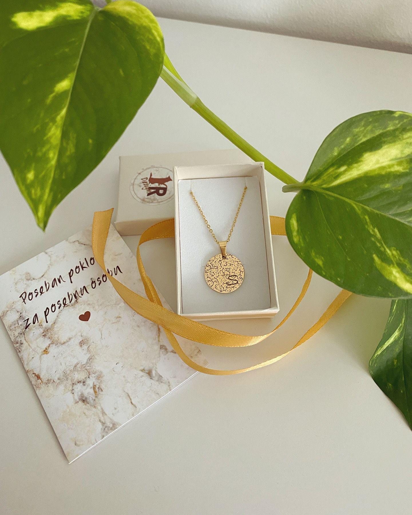 Personalized Golden Star Map by Date & Location, Perfect Gift for Every ...