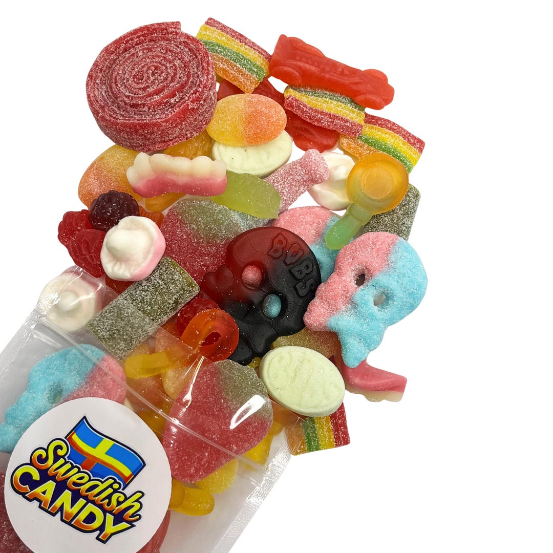 Sweet & Sour Mix Prepacked Candy Bag Swedish Candy - Etsy