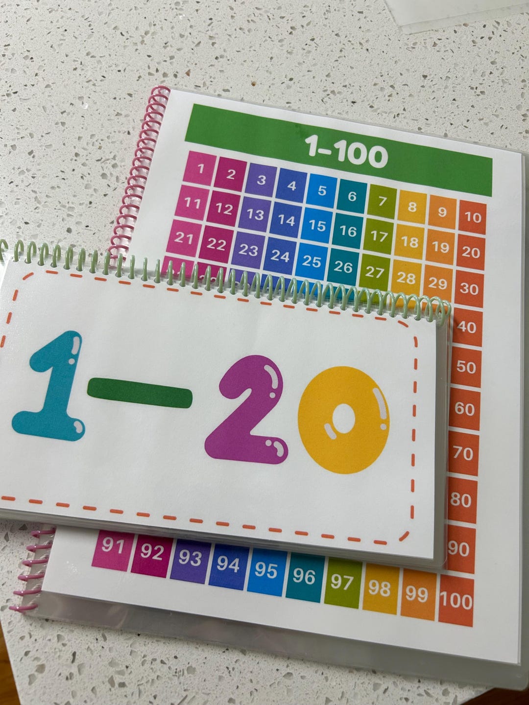 Number Tracing Dry Erase 1-20 Number Words - Etsy