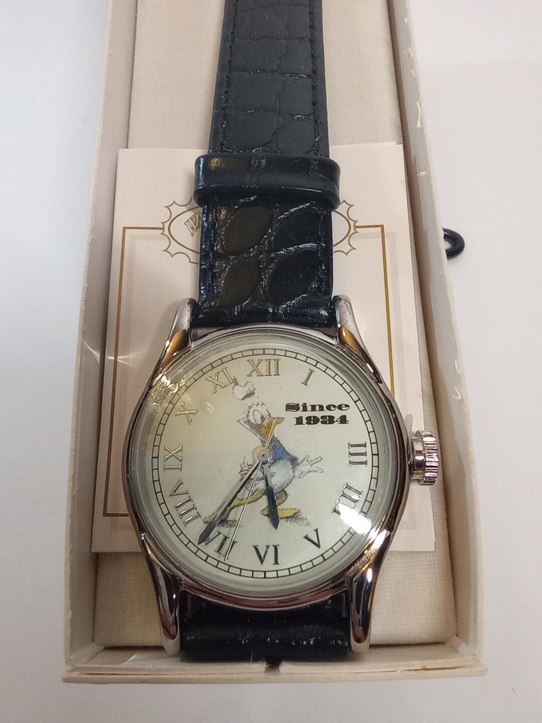 Donald Duck Fossil Watch Vintage Walt Disney Company 75 Years Limited ...